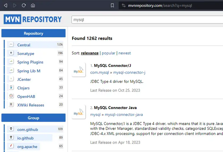 Dependencias con maven - ChuWiki